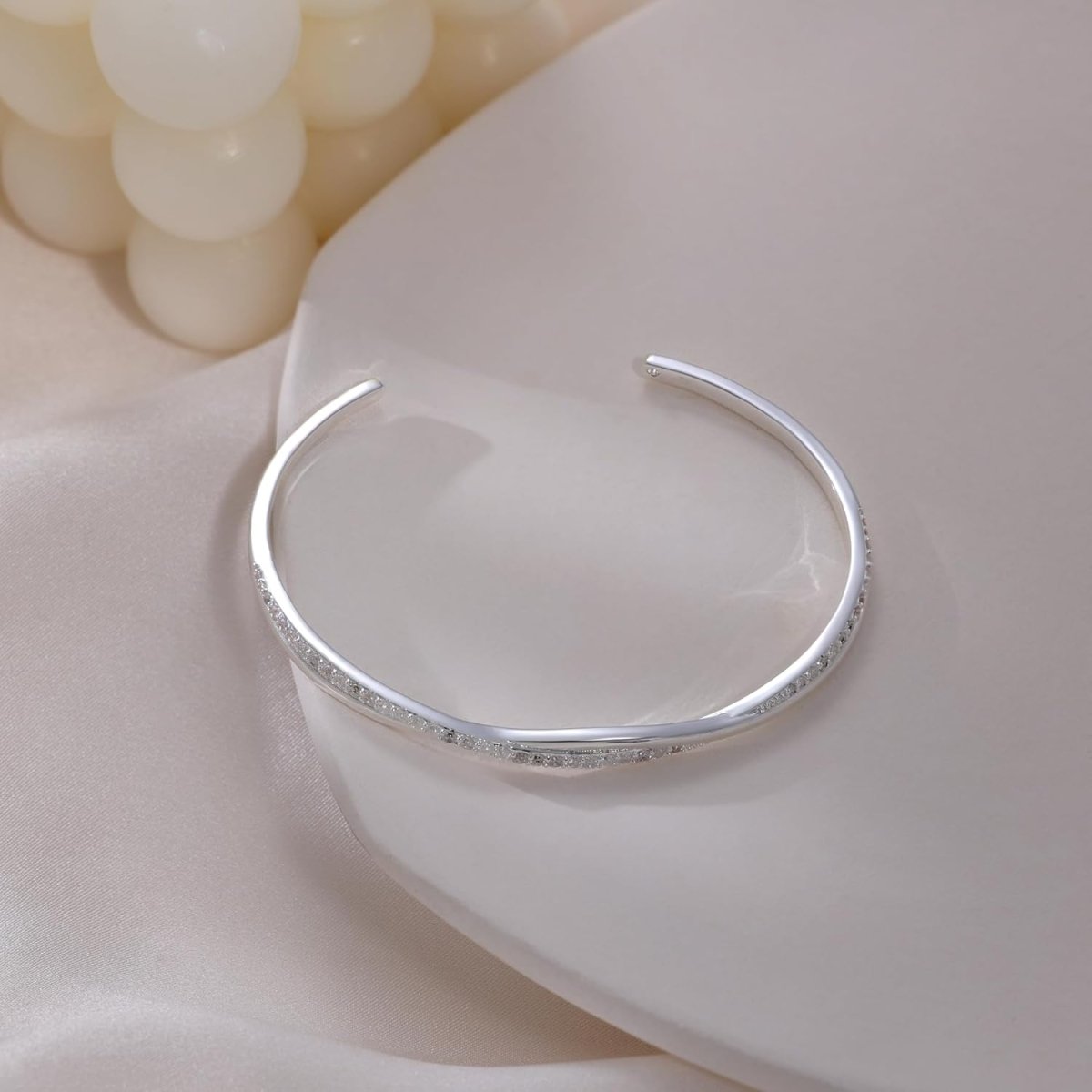 Silver Wave Adjustable Open Bracelets – KissProm