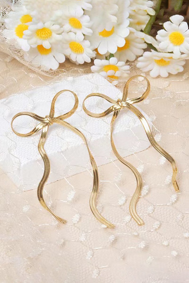 Bow Drop Dangle Earrings – KissProm