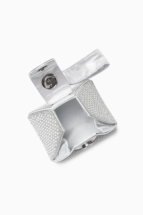 Crystal Gold Pyramid Handbag