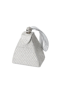 Crystal Gold Pyramid Handbag