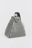 Crystal Gold Pyramid Handbag – KissProm