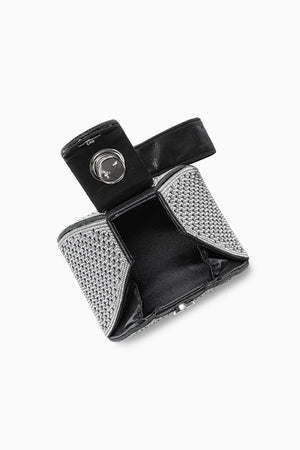 Crystal Gold Pyramid Handbag