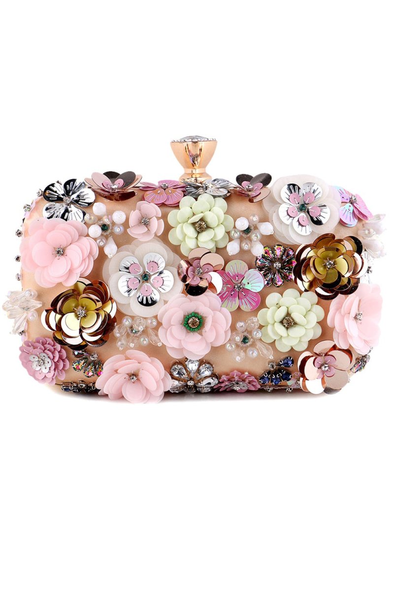 Dinner Clutch with Flower | KissProm