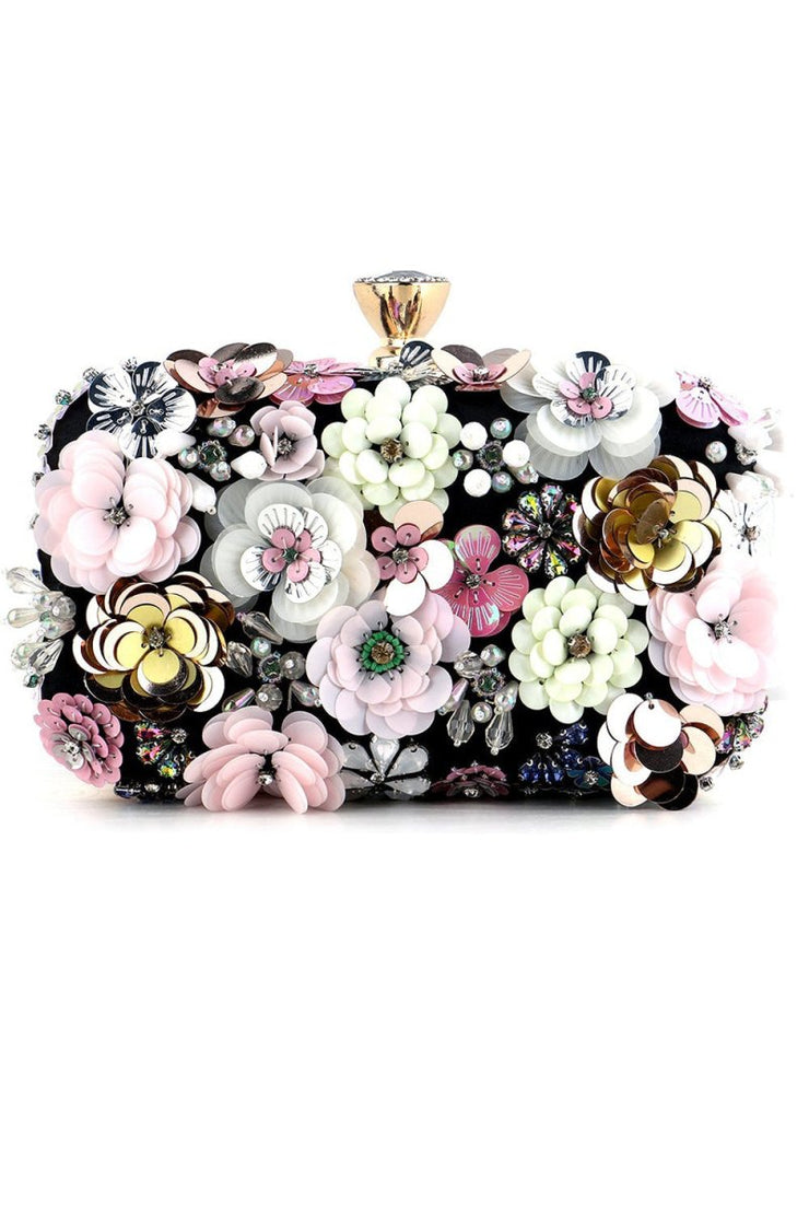 Dinner Clutch with Flower – KissProm