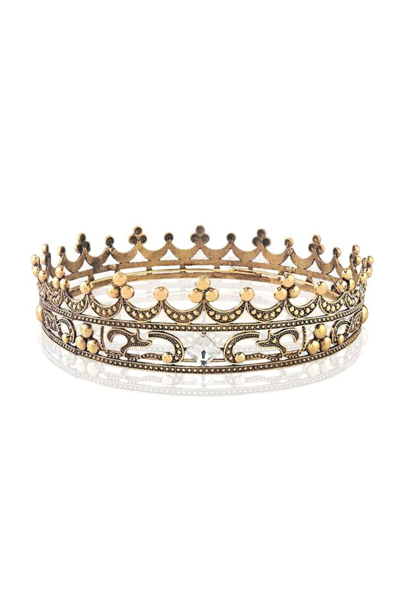 Full Crystal King Prom Tiara – KissProm