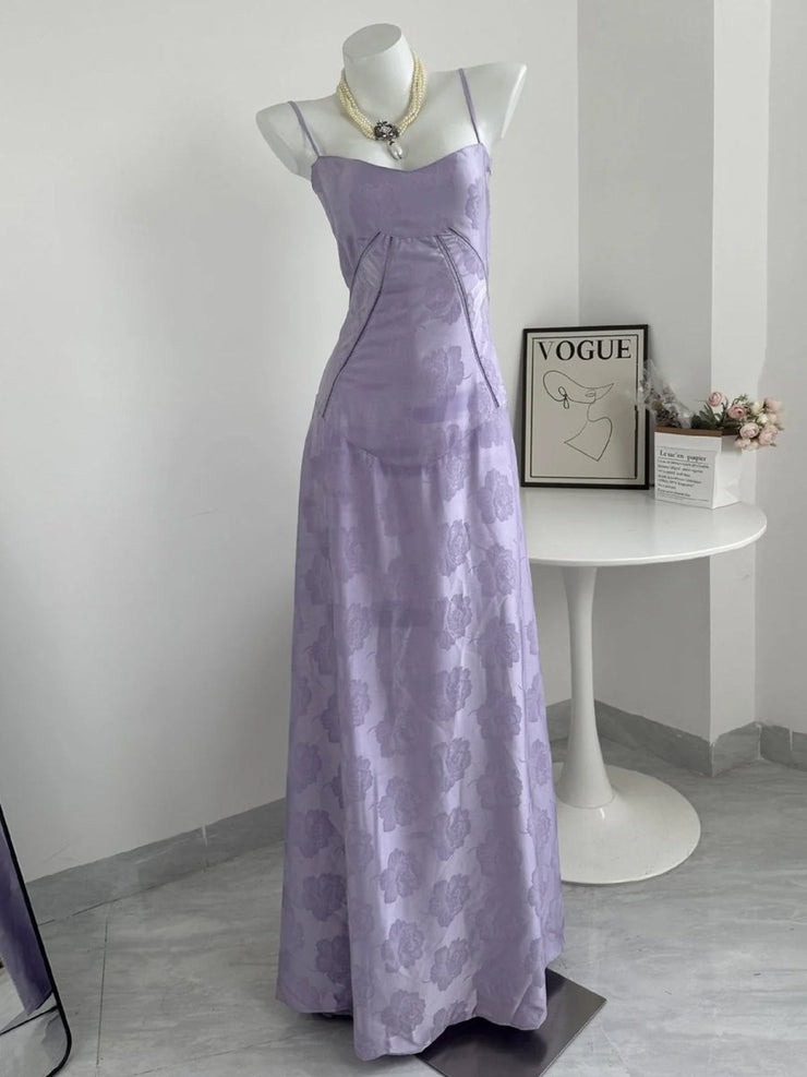 Phantasia | Mermaid Lavender Spaghetti Straps Prom Dress – KissProm