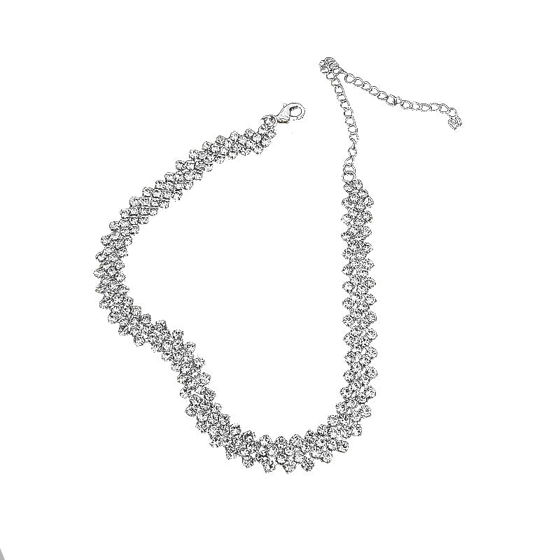Simple Diamond Choker Necklace – KissProm