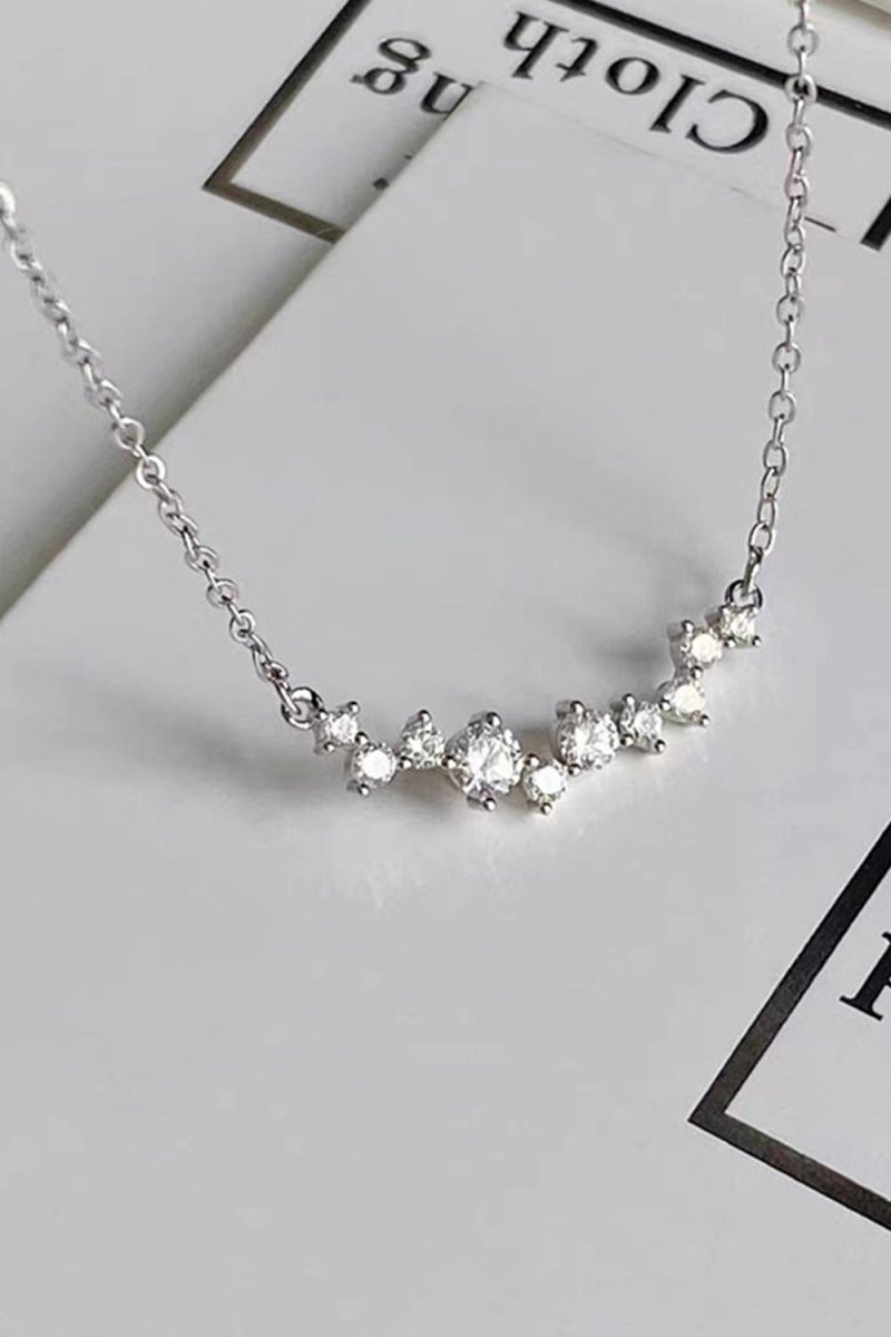 Smile Diamond Pendant Necklace